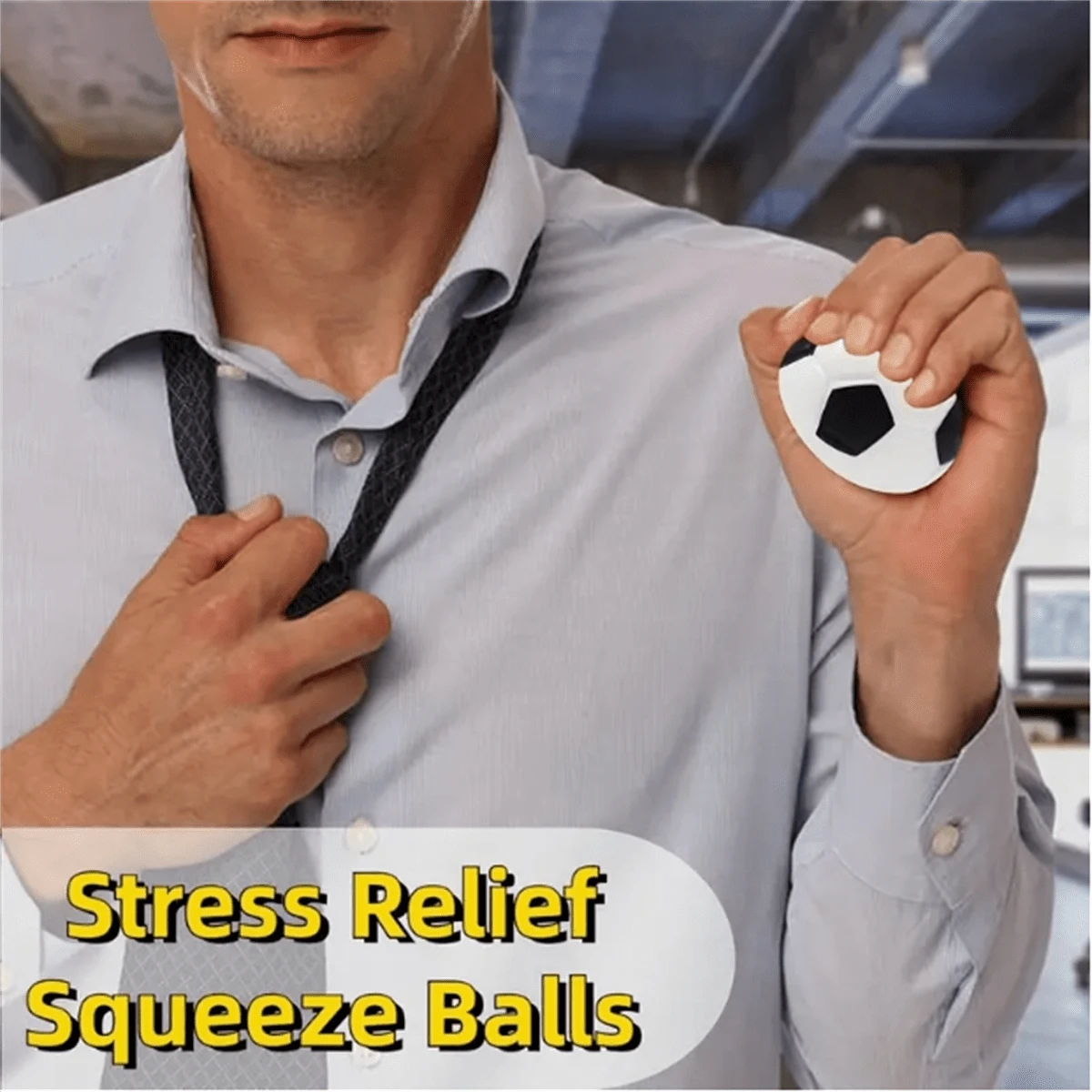 4pcs Pu Foam Stress Relief Ball Finger Exercise Ball Party Stress ...