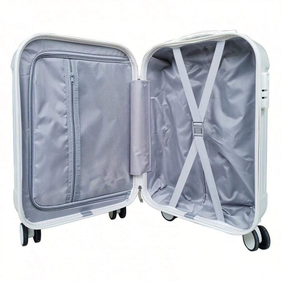 Minimalist Solid Color Luggage Case, Versatile Hard Shell Travel ...