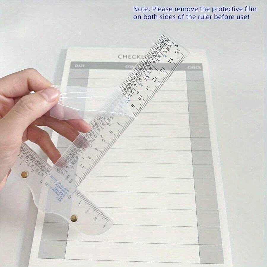 6inch Transparent Acrylic T-Square Feet For Easy Reference, Let Things ...