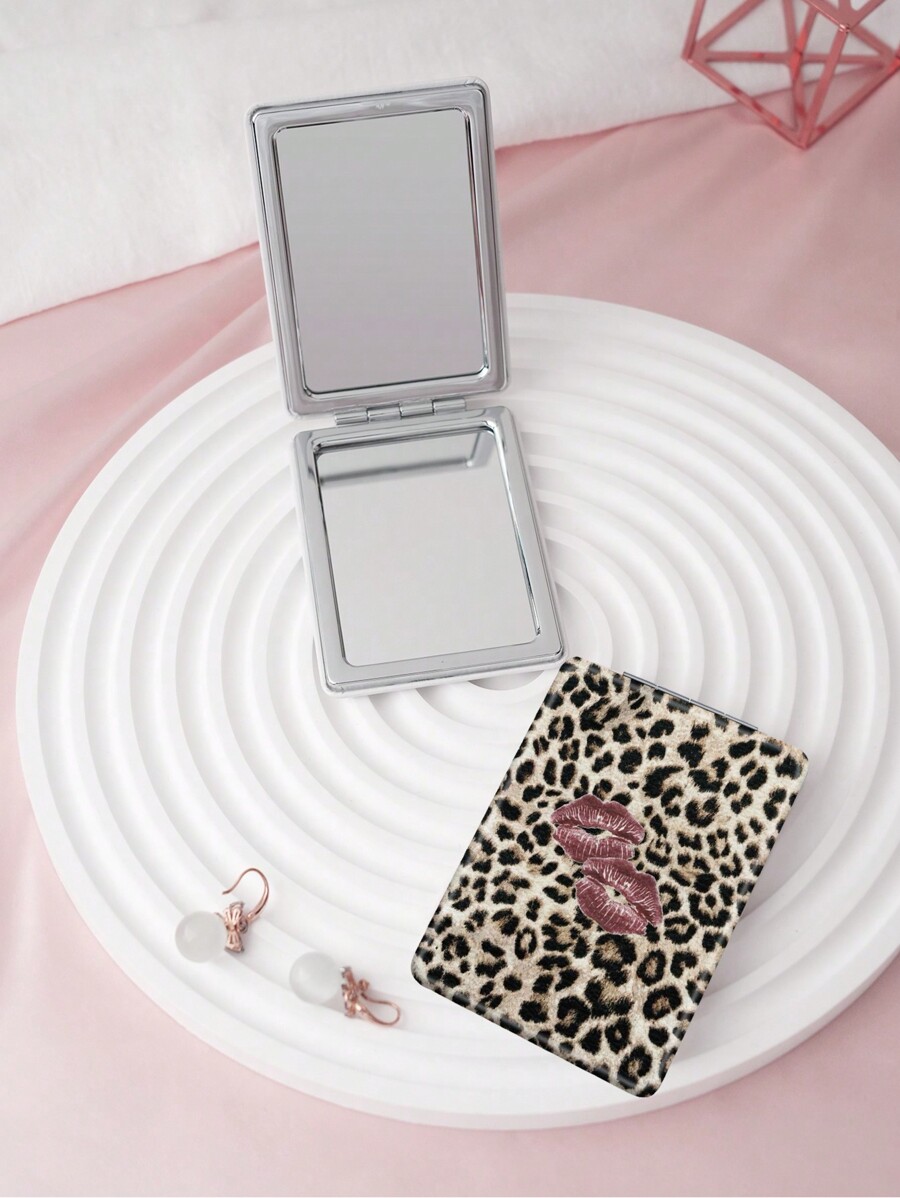 1pc Millennium Y2K Series Portable Vanity Folding Mirror, Lightweight ...