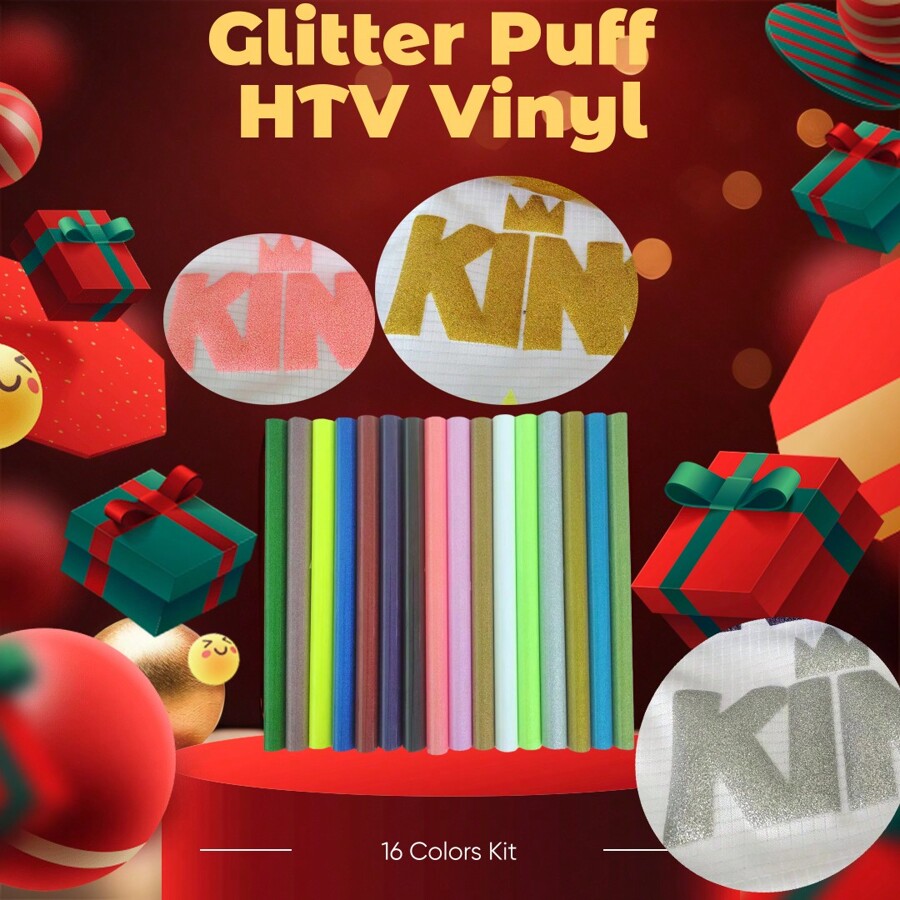 Cheonet 3D Puff Glitter /Normal Puff/Luminous Glow In Dark /Sunlight ...