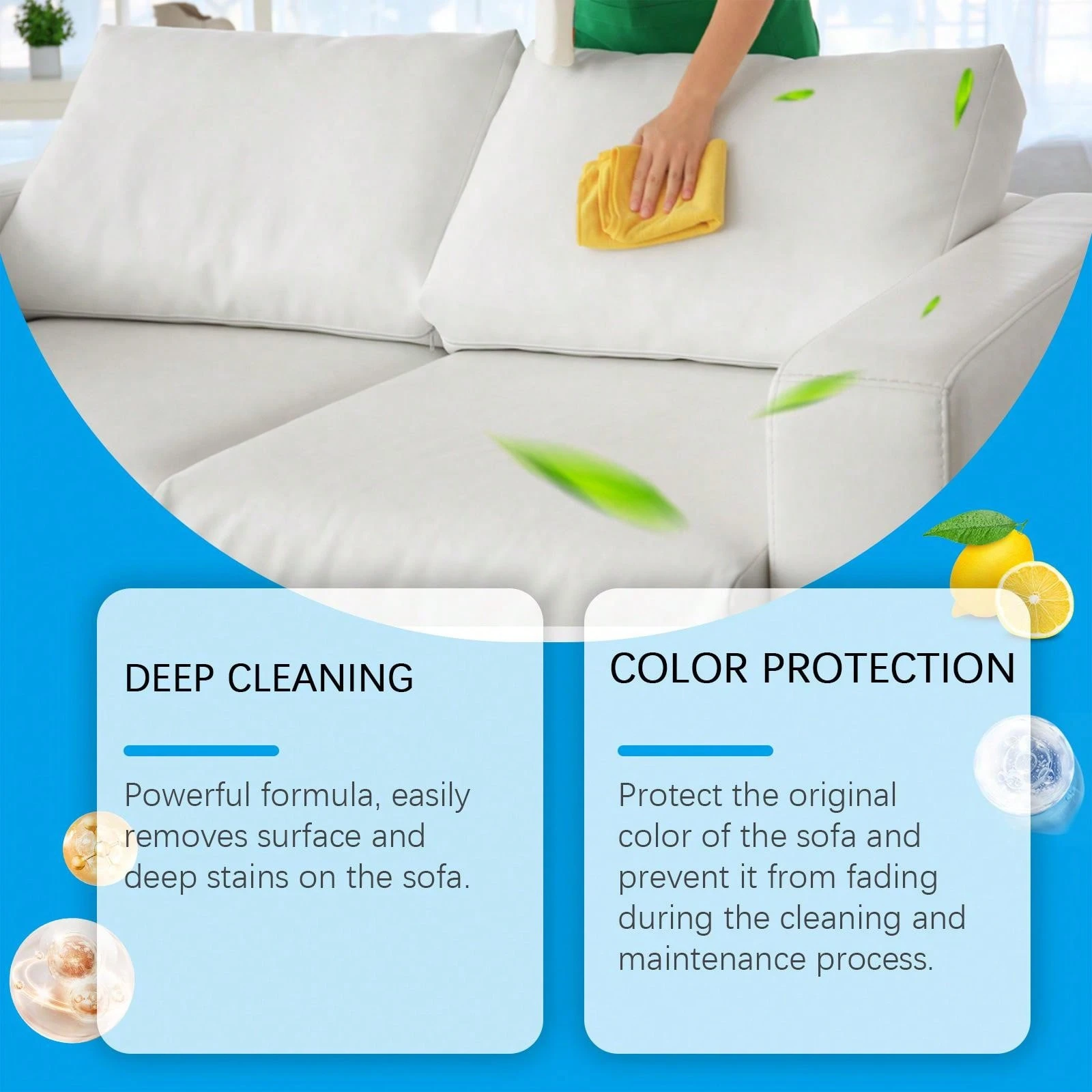 Fabric Sofa Cleaning Effervescent Tablets - Multi-Effect Fabric Sofa ...