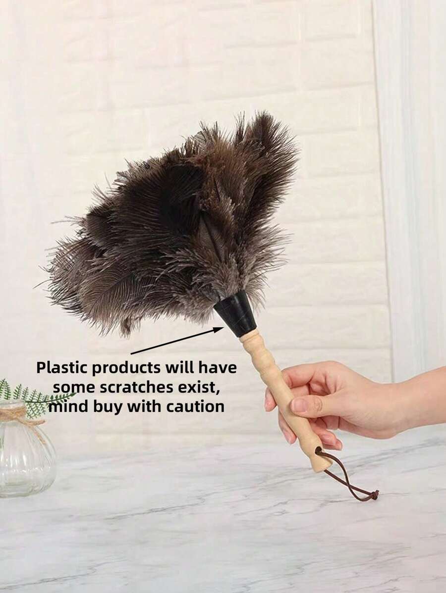 3M Ostrich Feather Duster, Household Chicken Feather Duster, Good For ...