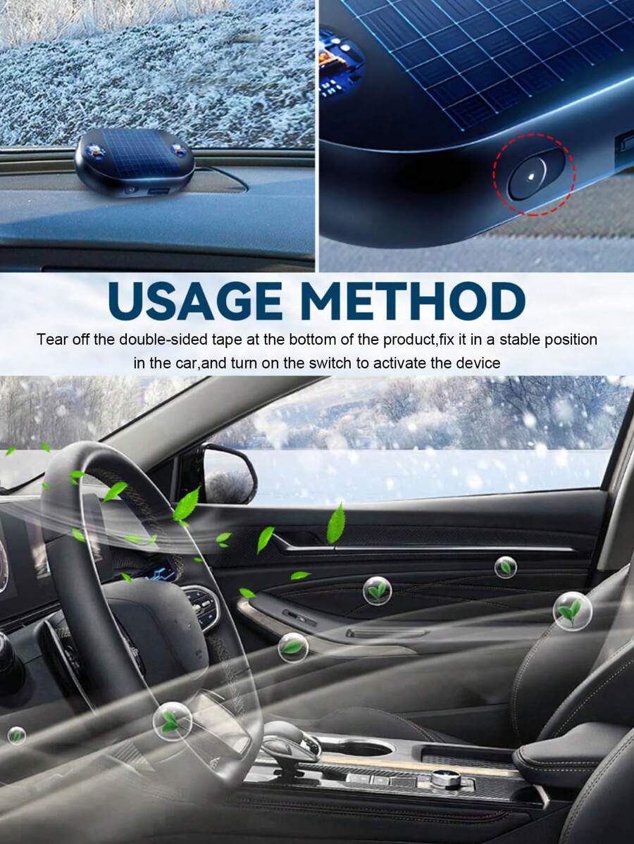 rayhong Electromagnetic Car Snow Removal Device, 2025 New Solar Drive ...