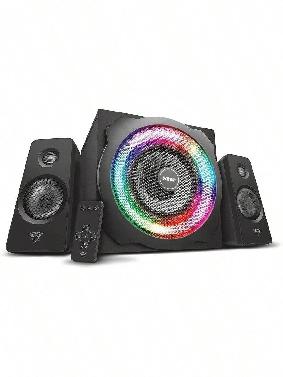 Trust Gaming GXT 629 Tytan RGB 2.1 PC Gaming Speaker System Sound ...