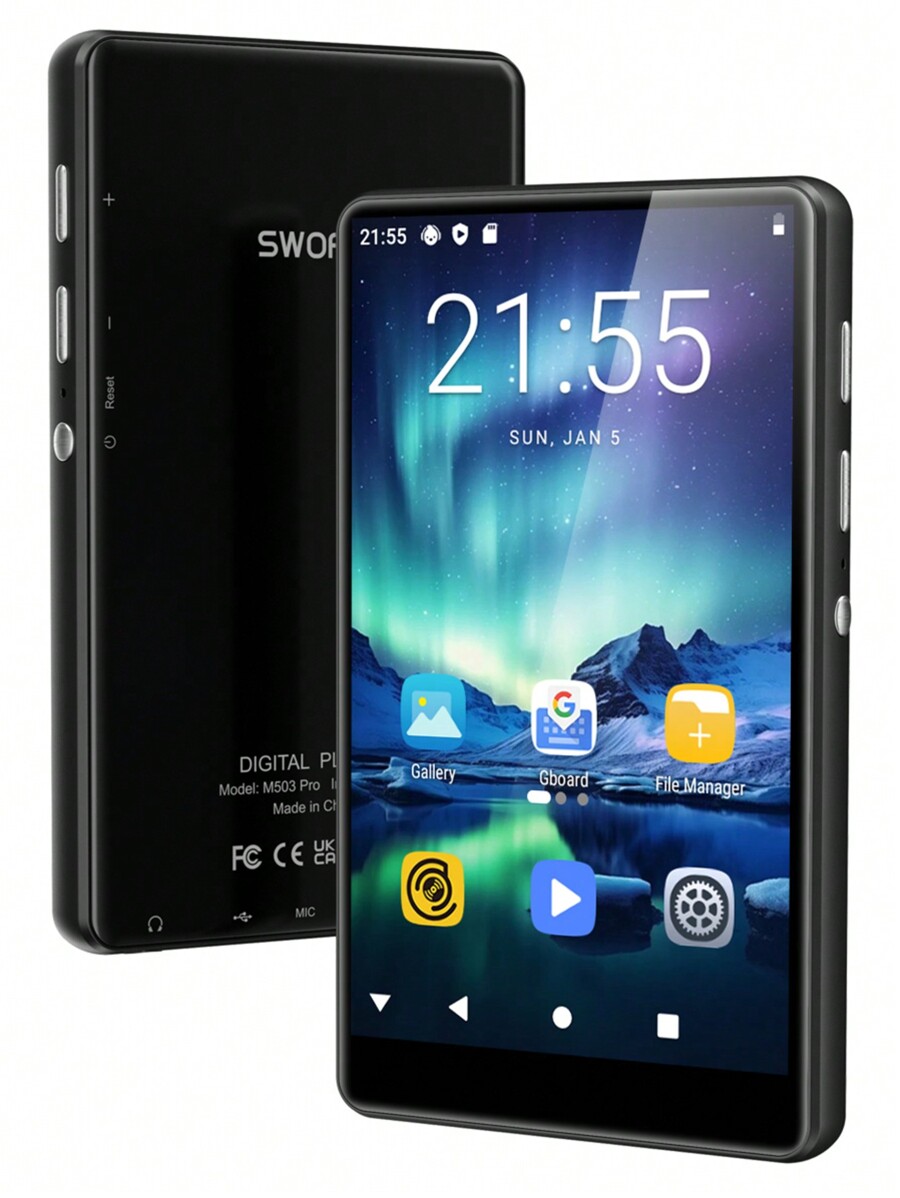 Lecteur MP3 de 80 Go avec Bluetooth et WiFi, lecteur MP3 et MP4 avec ...