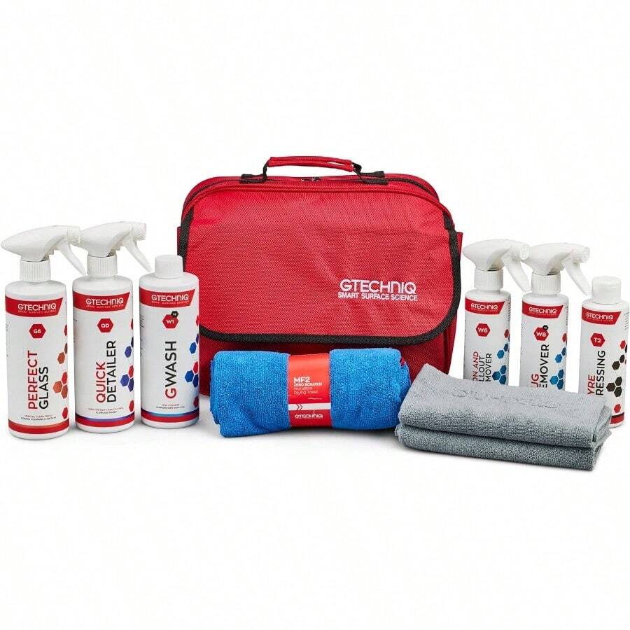 Gtechniq Essential Maintenance Kit - Includes GWash Quick Detailer Tyre ...