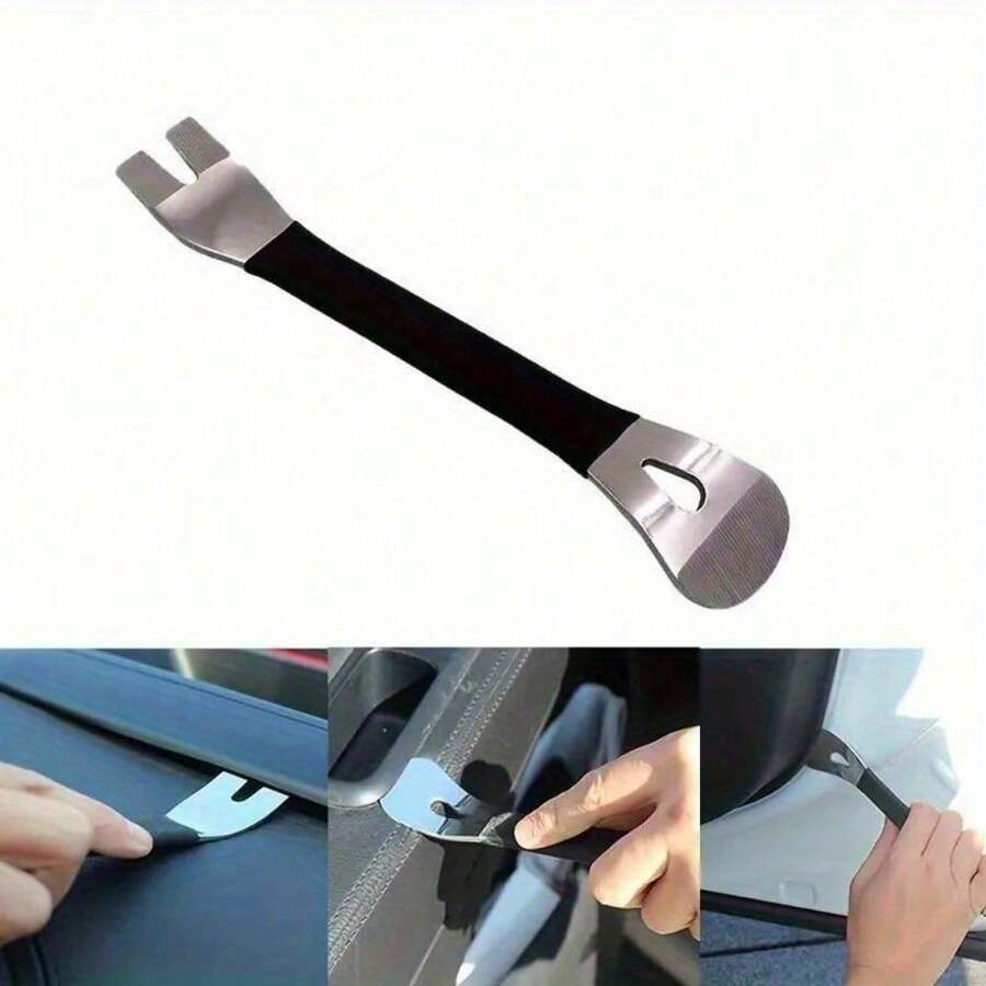Stainless Steel Car Trim Removal Tool - Easy Clip Panel & Fastener Pry ...