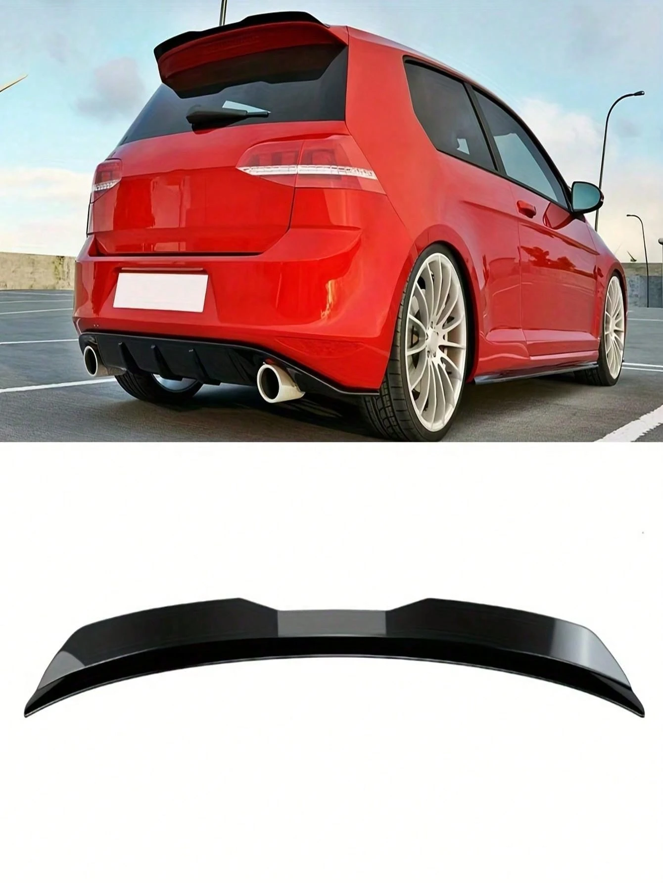 Universal Rear Trunk Spoiler, Applicable For MK1 MK2 MK3 MK4 MK5 MK6 ...