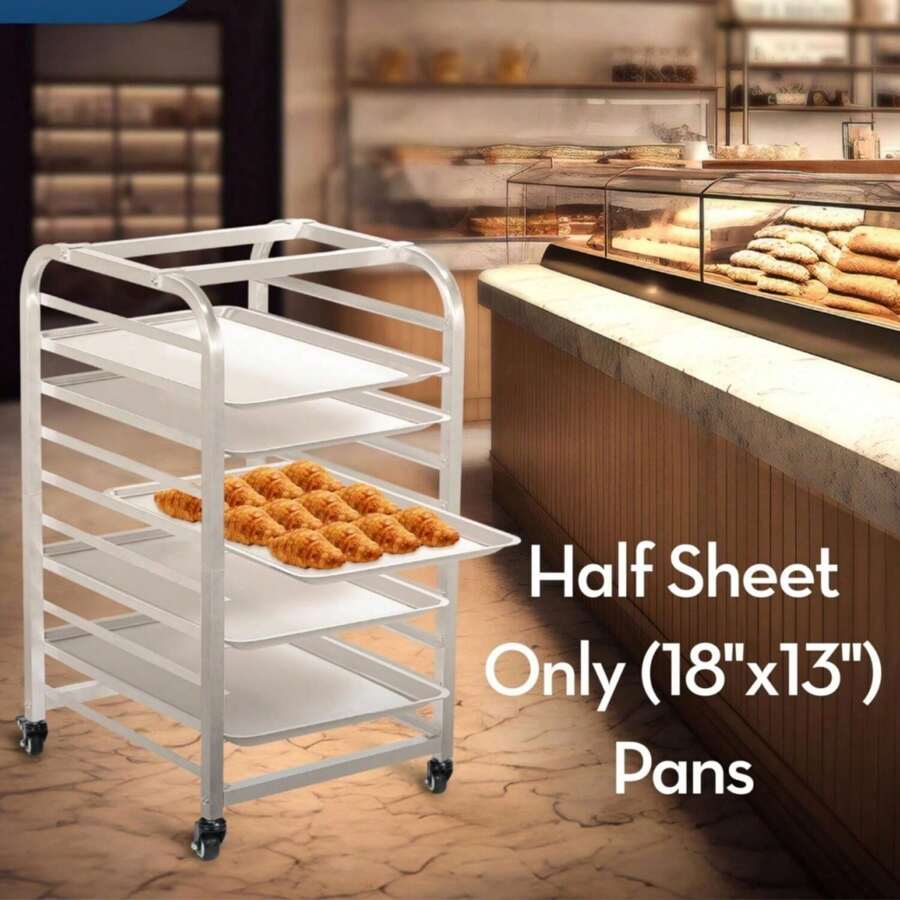 Bakery Bun Pan Speed Rack - Half Sheet Only, Size Adjusted, Food Trays ...