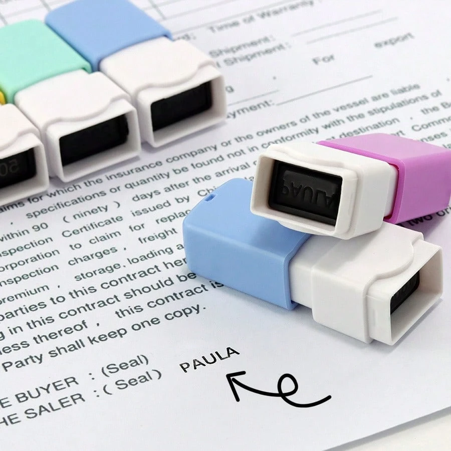 Crea timbri con firma personalizzata fatta a mano: timbri automatici ...