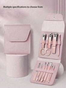 4/12/16PCS/Set Manicure Set Stainless Steel Nail Clipper Kit ...
