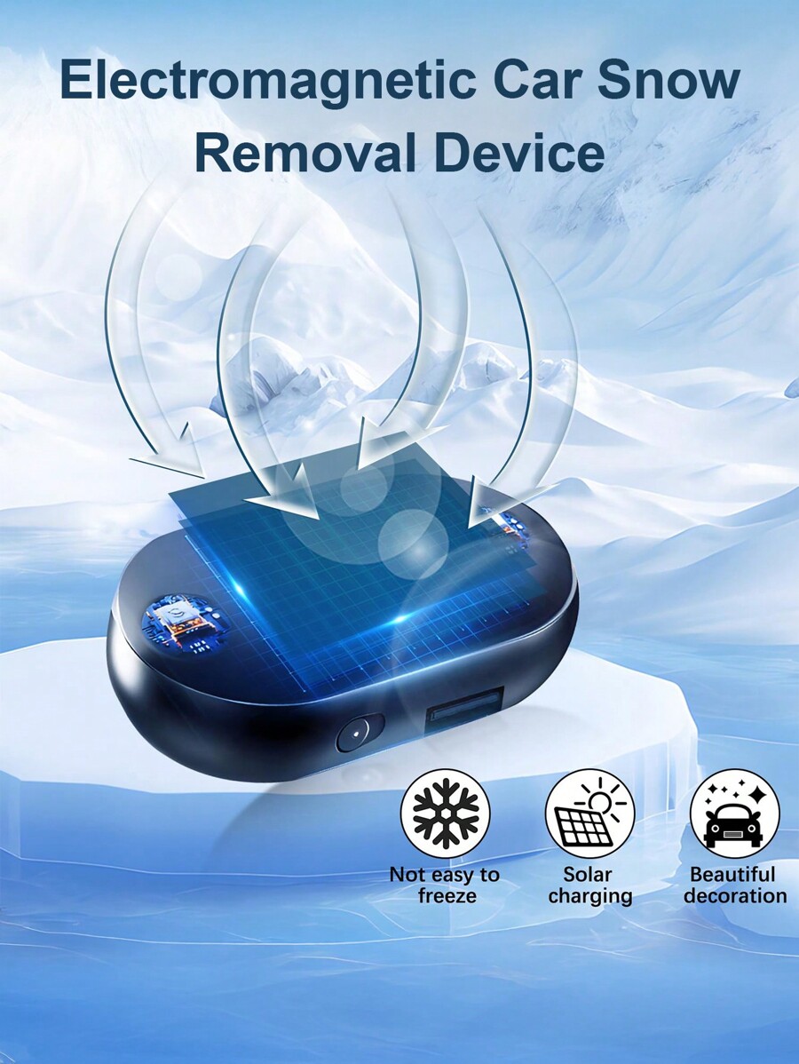 rayhong Electromagnetic Car Snow Removal Device, 2025 New Solar Drive ...