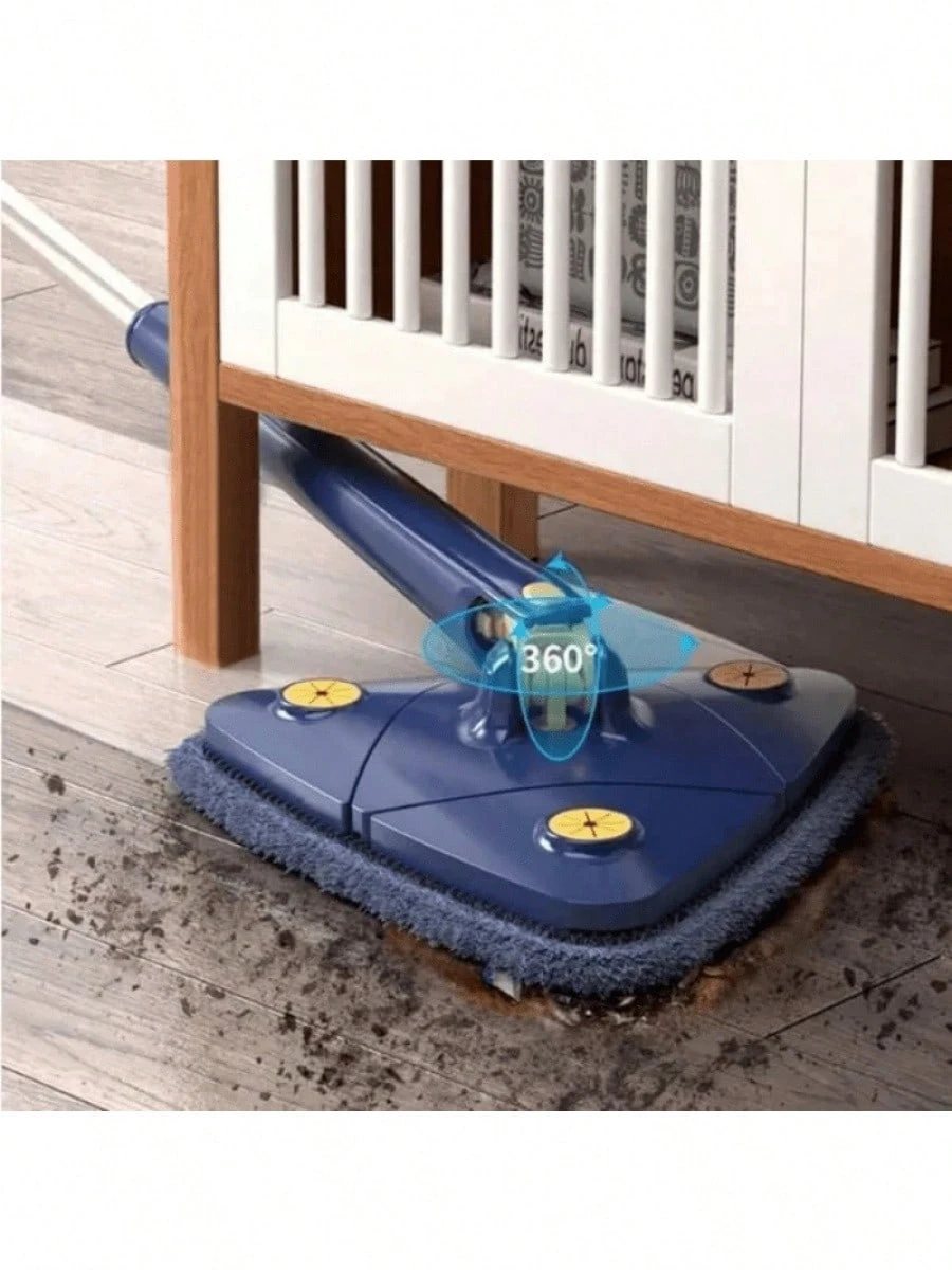 Set, Triangle Mop, 360 Degree Rotation Retractable Adjustable Cleaning ...