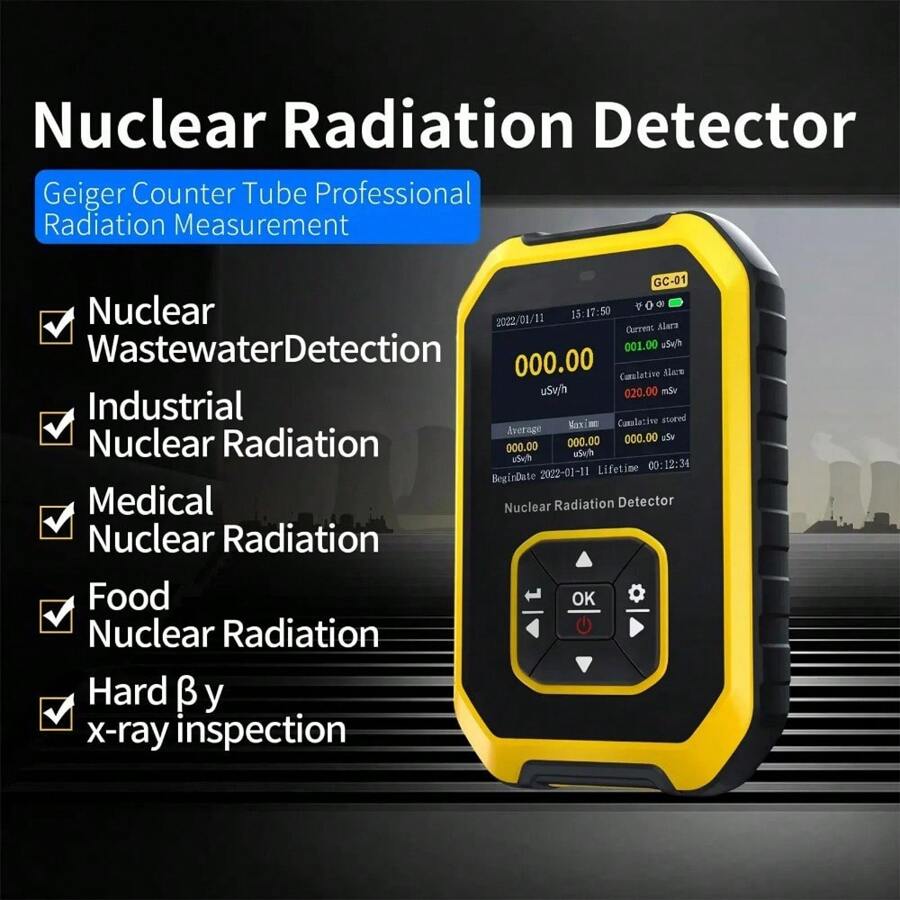 Geiger Counter Nuclear Radiation Detector, High Precision Portable ...