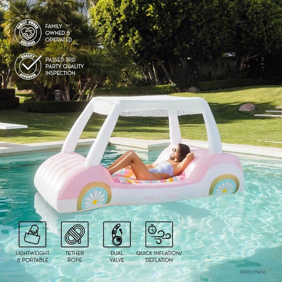 Funboy Luxury Inflatable Golf Cart Summer Pool Float - Land Or Water ...