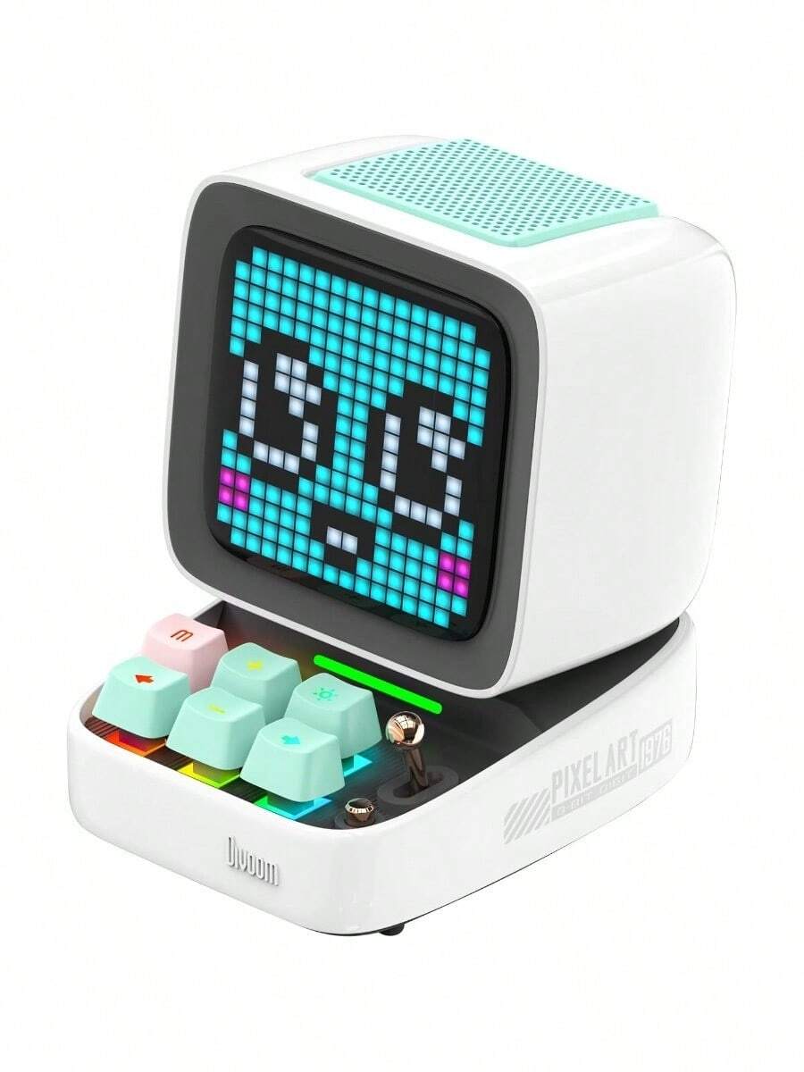 Divoom Ditoo Multifunctional Pixel Art Bluetooth Speaker Retro Portable ...