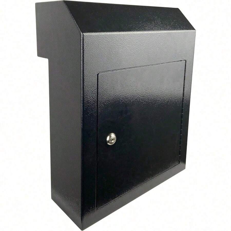 Heavy Duty Rainproof Mailbox Door Drop Box, Weatherproof Galvanized ...