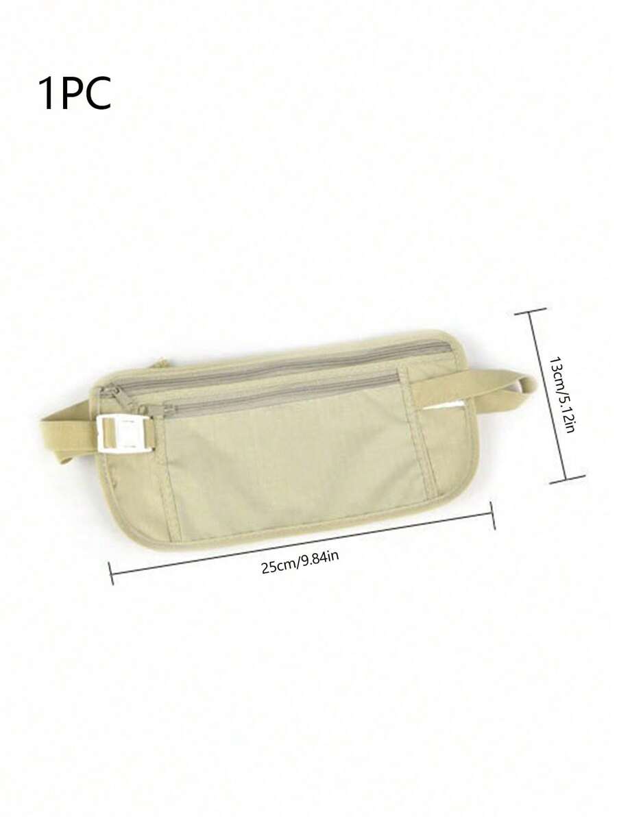 Invisible Travel Waist Packs Pouch For Passport Money Belt Bag Hidden ...