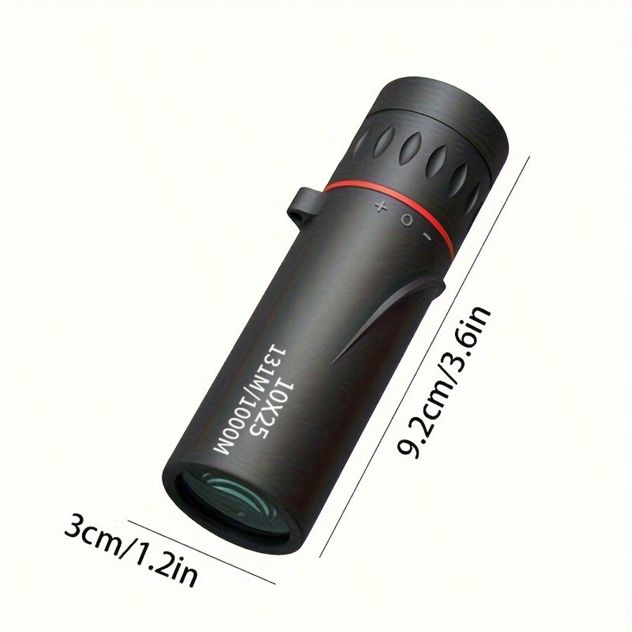Monocular Telescope, Upgrade 10 X 25 HD Monoculars For Adults High ...