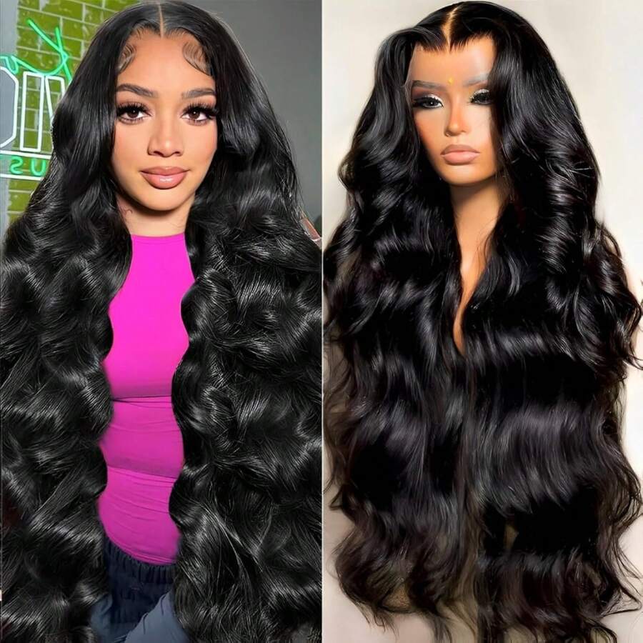 30 Inch 13x6 Lace Front Body Wave Wig For Women 200% Density HD Lace ...