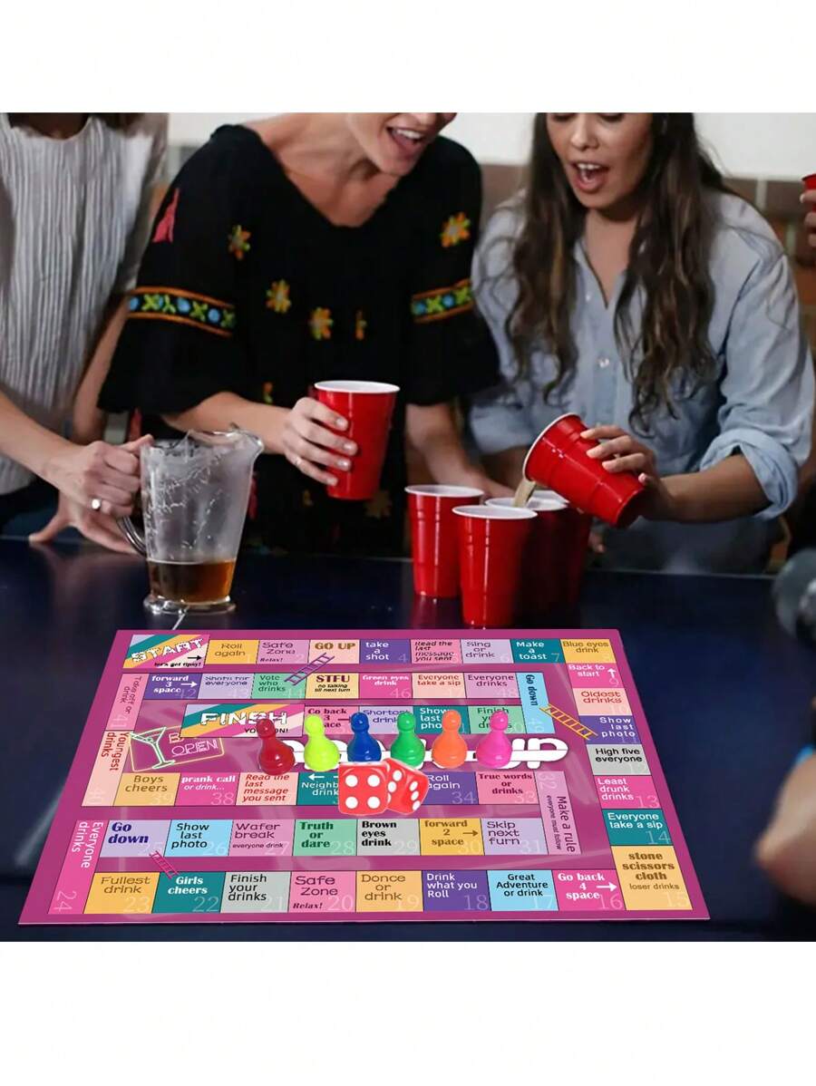 Drinking Game, Chess Board Game, Suitable For Adult Nighttime Drinking ...