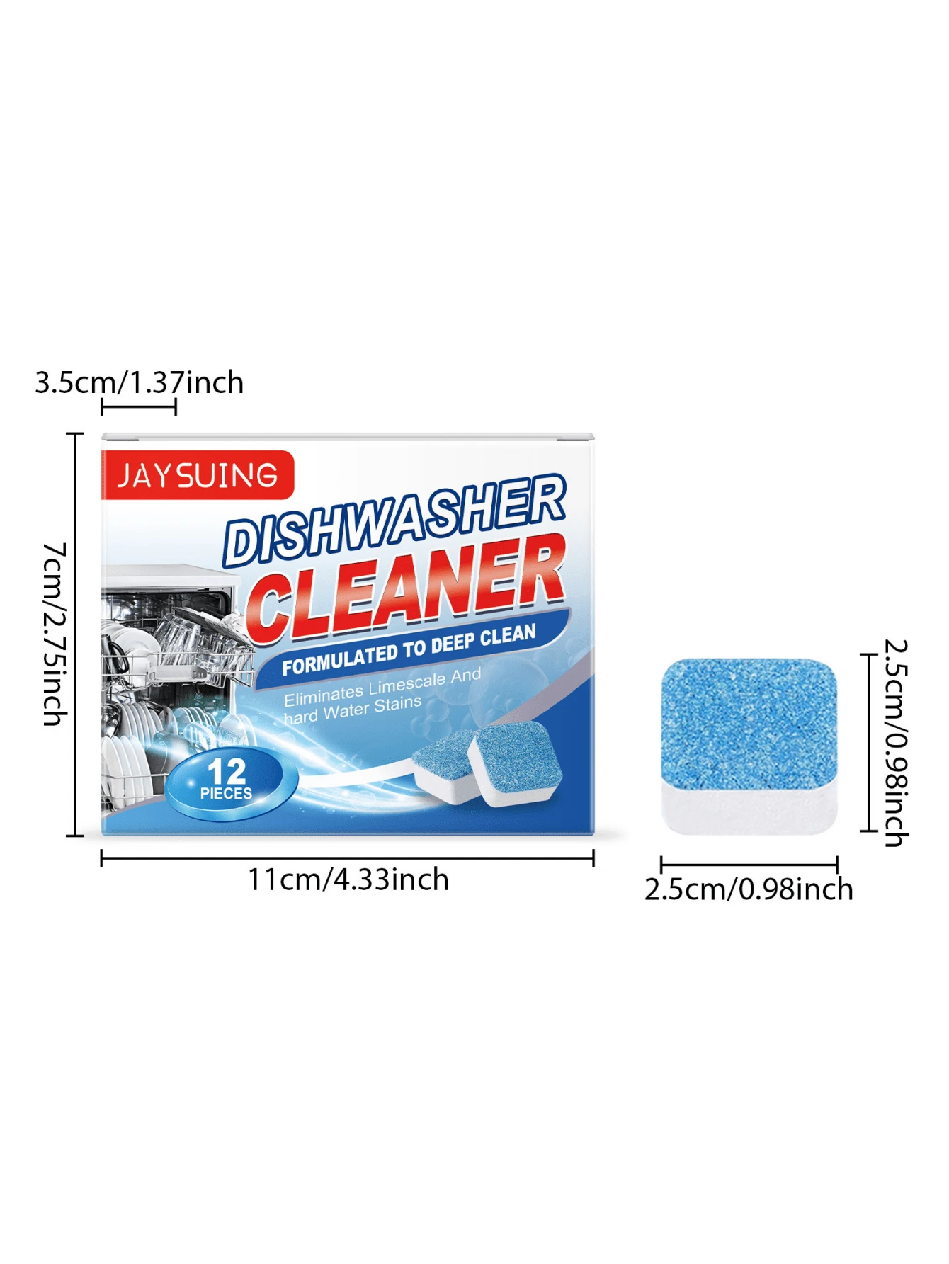 Dishwasher Cleaning Effervescent Tablets Remove Grease And Scale ...