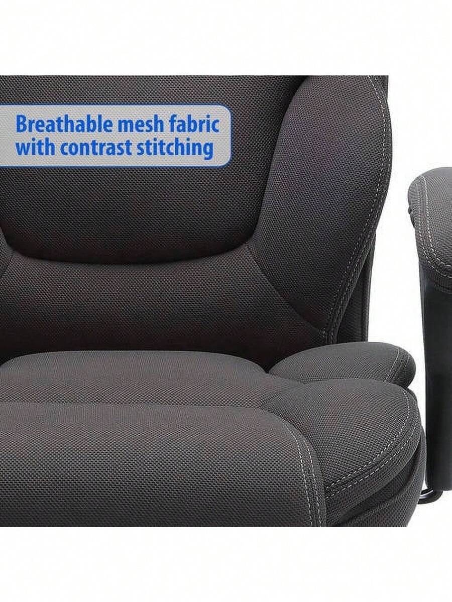 Serta Commercial Grade Task Office Chair, Supports Up To 300 Lbs., Dark ...