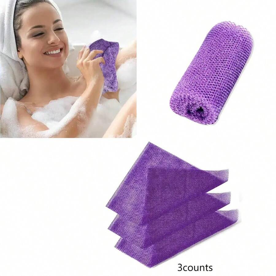 1Pc Skin Handmade Lathers Rub Back Mesh Bath Strip Nylon Material ...
