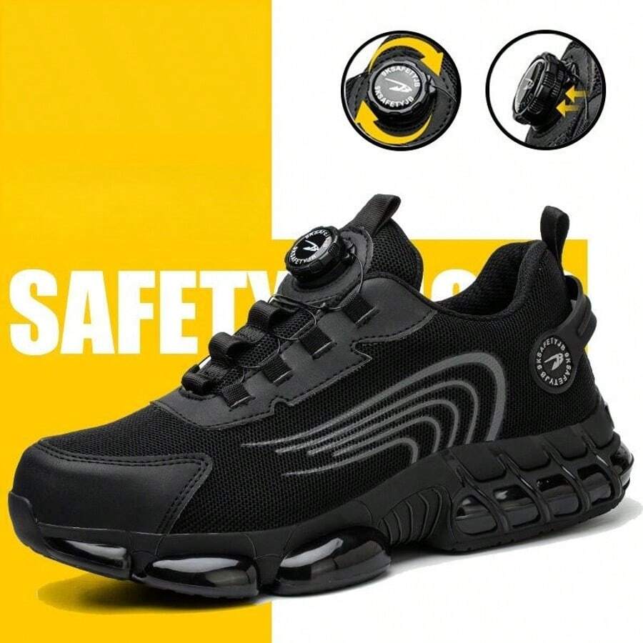 Steel Toe Sneakers For Men Indestructible Work Shoes Lightweight ...