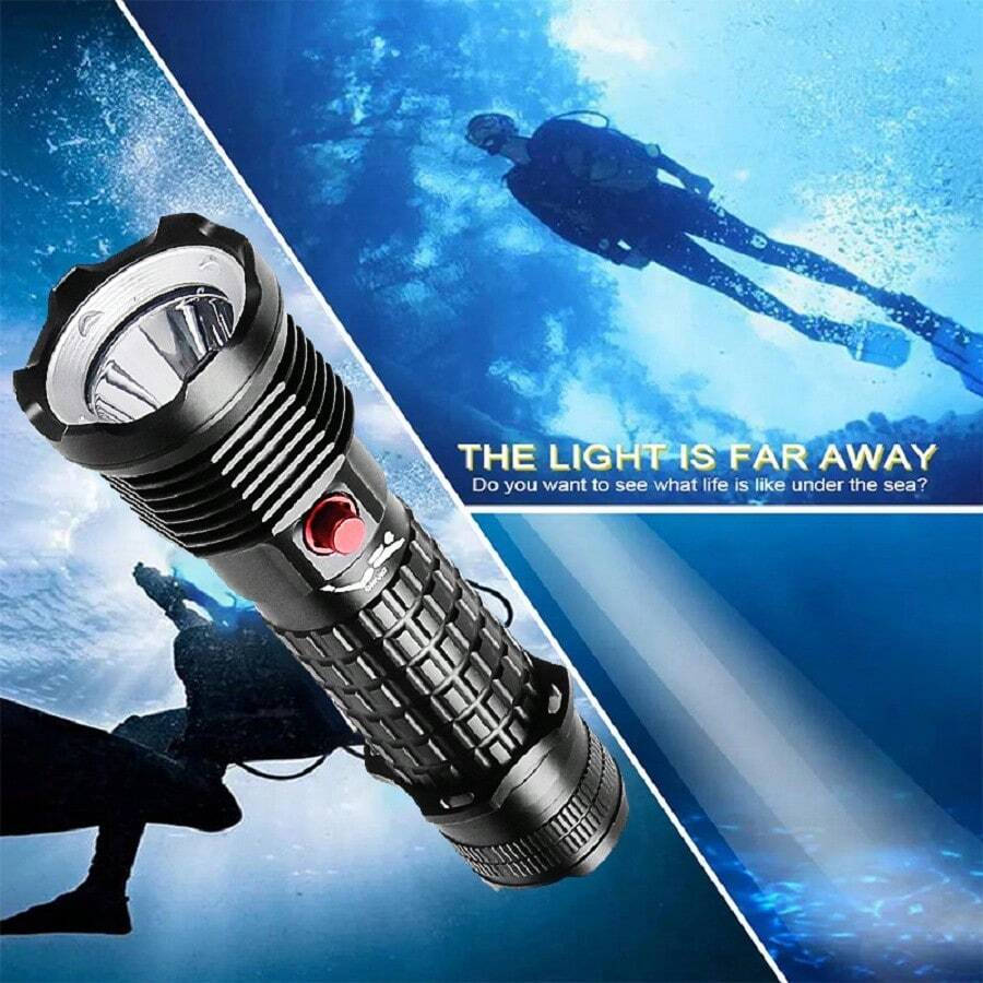 Professional Spearfishing Hunting Scuba XHP120 LED Dive Light 9900 ...