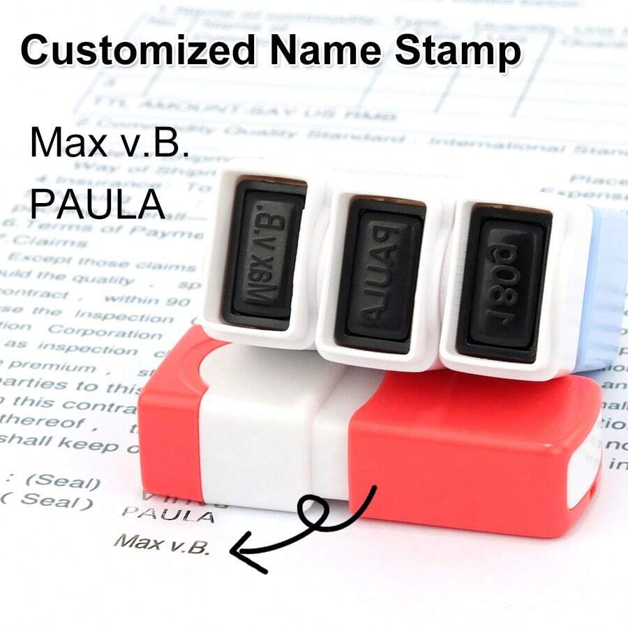 Create Custom Handwritten Signature Stamps: Personalized Auto-Press ...
