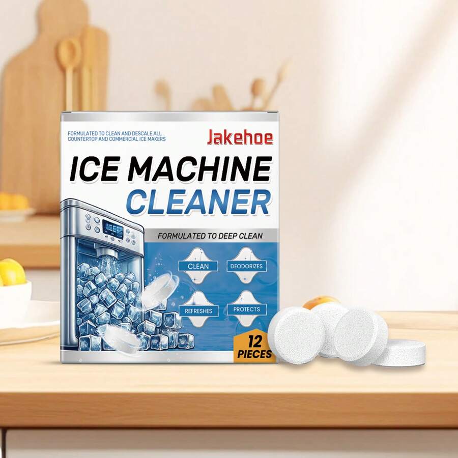 12pcs Ice Maker Cleaning Tablets, Effectively Remove Limescale & Odor ...