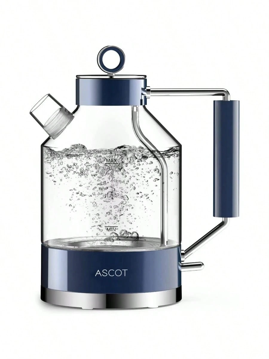 Electric Kettle ASCOT Glass Electric Tea Kettle 1.5L 2200W Tea Heater ...