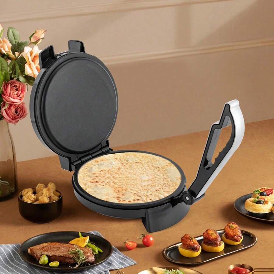 1200 W Electric Chapati Maker, Flat Bread, Naan Roti Press Machine ...