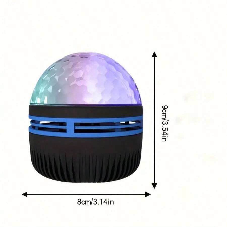 USB-Powered Starry LED Crystal Magic Ball Light With Water Ripple ...