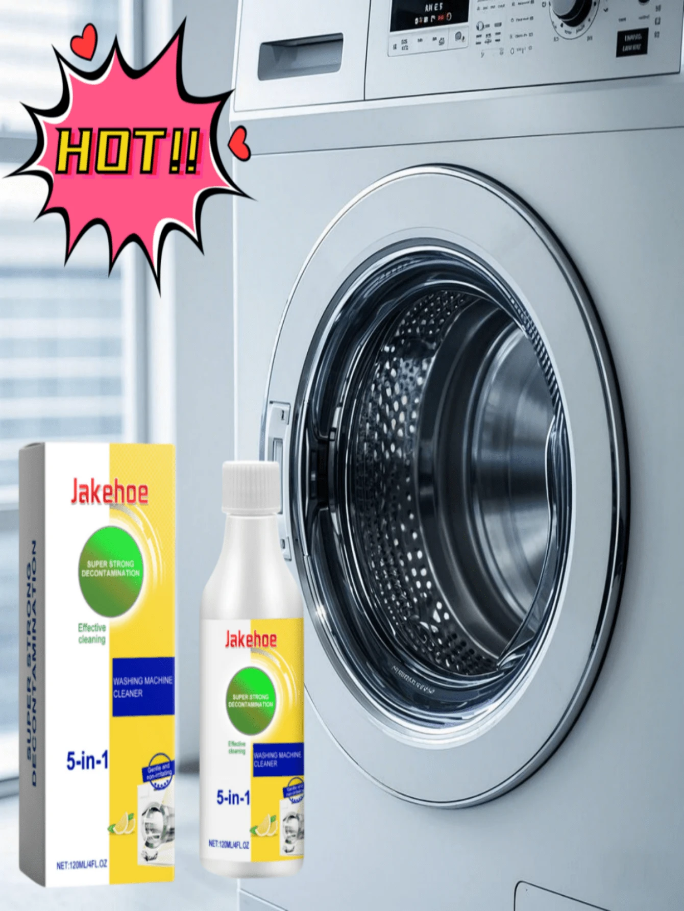 Limpador de máquina de lavar, limpeza de manutenção diária doméstica ...