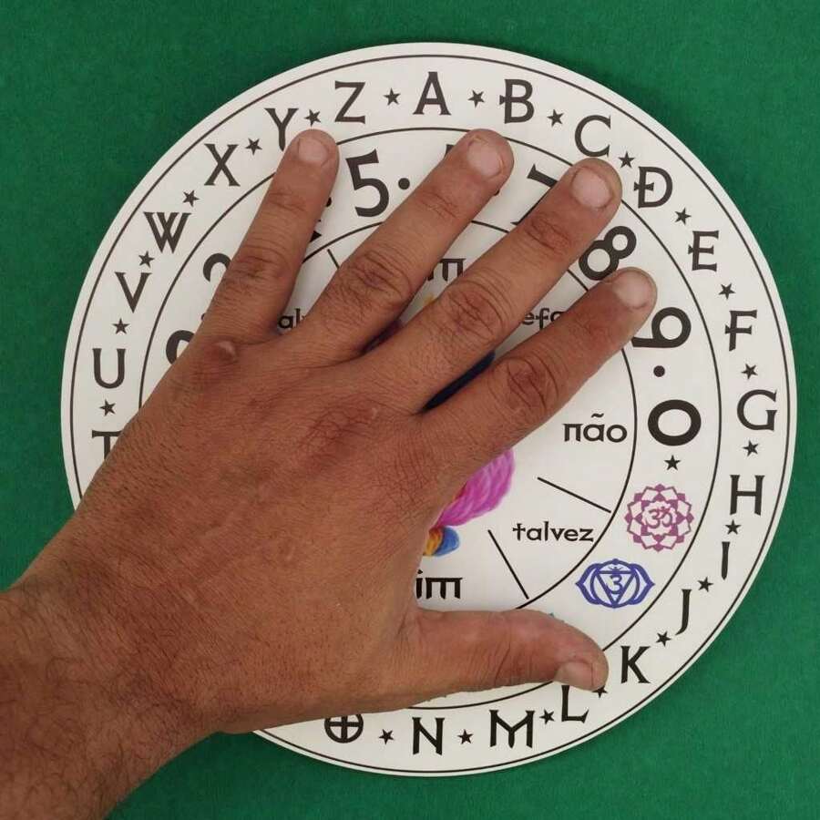 Pendulum And Radiesthesia Board 7 Chakras Healing Chart And Energy ...