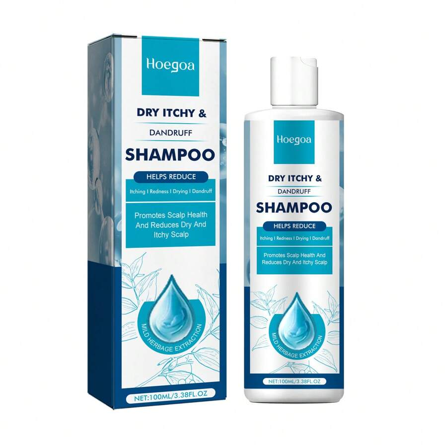 100ml Anti-Dandruff & Itchy Scalp Shampoo, Deep Cleansing, Refreshing ...
