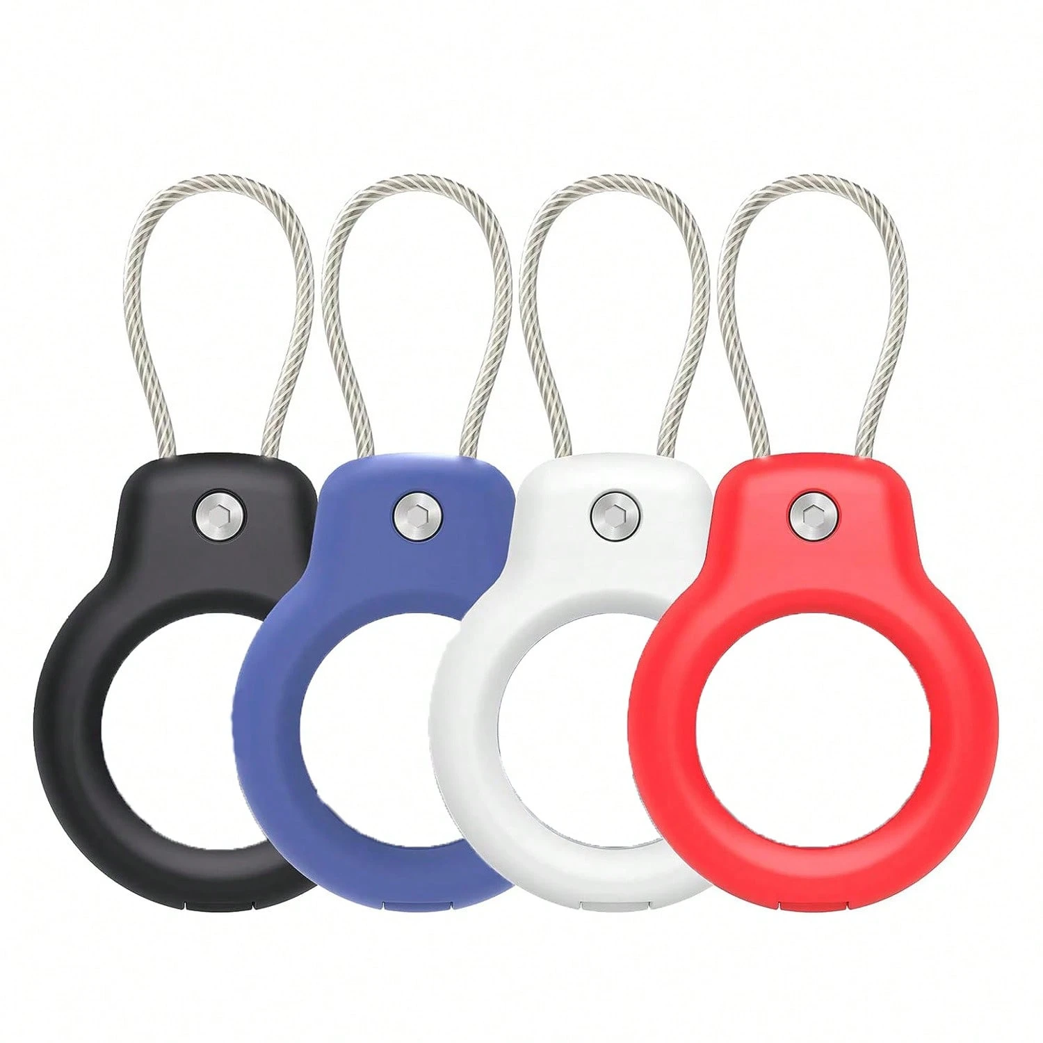 2pcs Red Pet Loss Prevention For Cats And Dogs Apple AirTag Case Apple ...