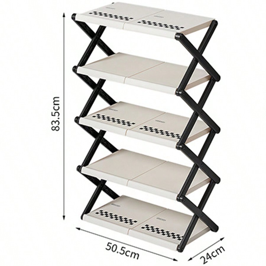 Folding Shoe Rack Multi-Layer Simple Shoe Rack At Home Door Dormitory ...