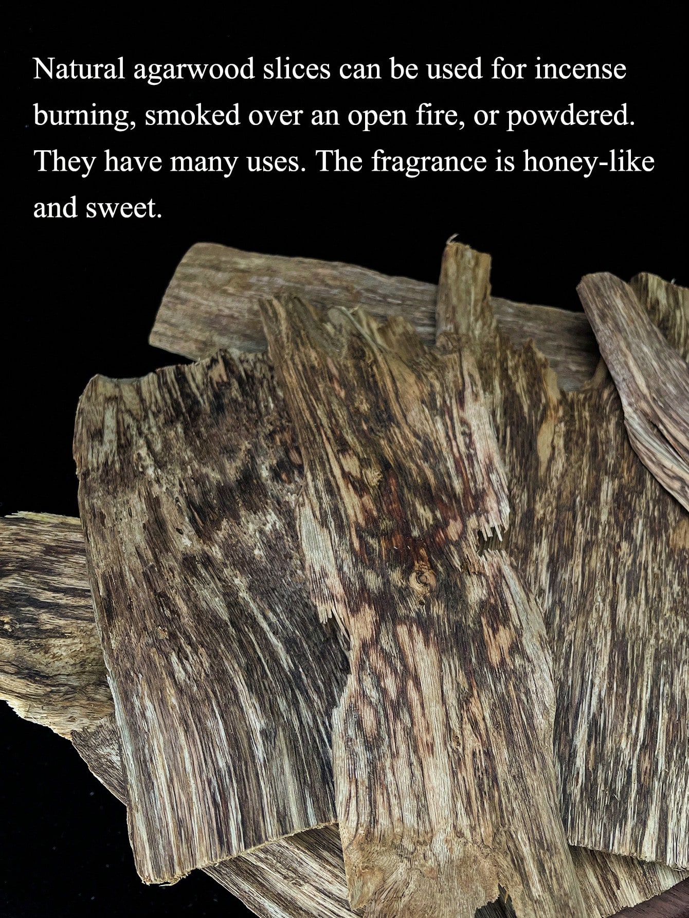 15g Agarwood Agarwood Slices High Quality Agarwood, Incense High Oil Content Long-Lasting ...