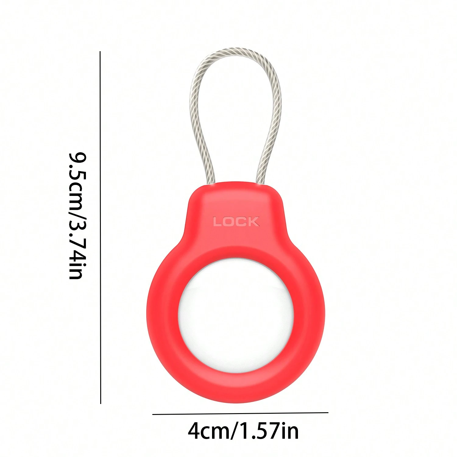 2pcs Red Pet Loss Prevention For Cats And Dogs Apple AirTag Case Apple ...