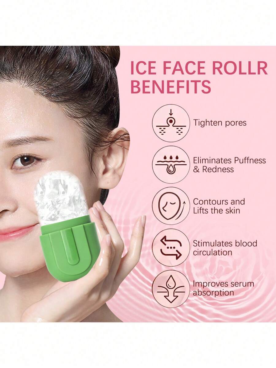 Silicone Face Ice Roller For Skin Tightening And Puffiness Reduction ...