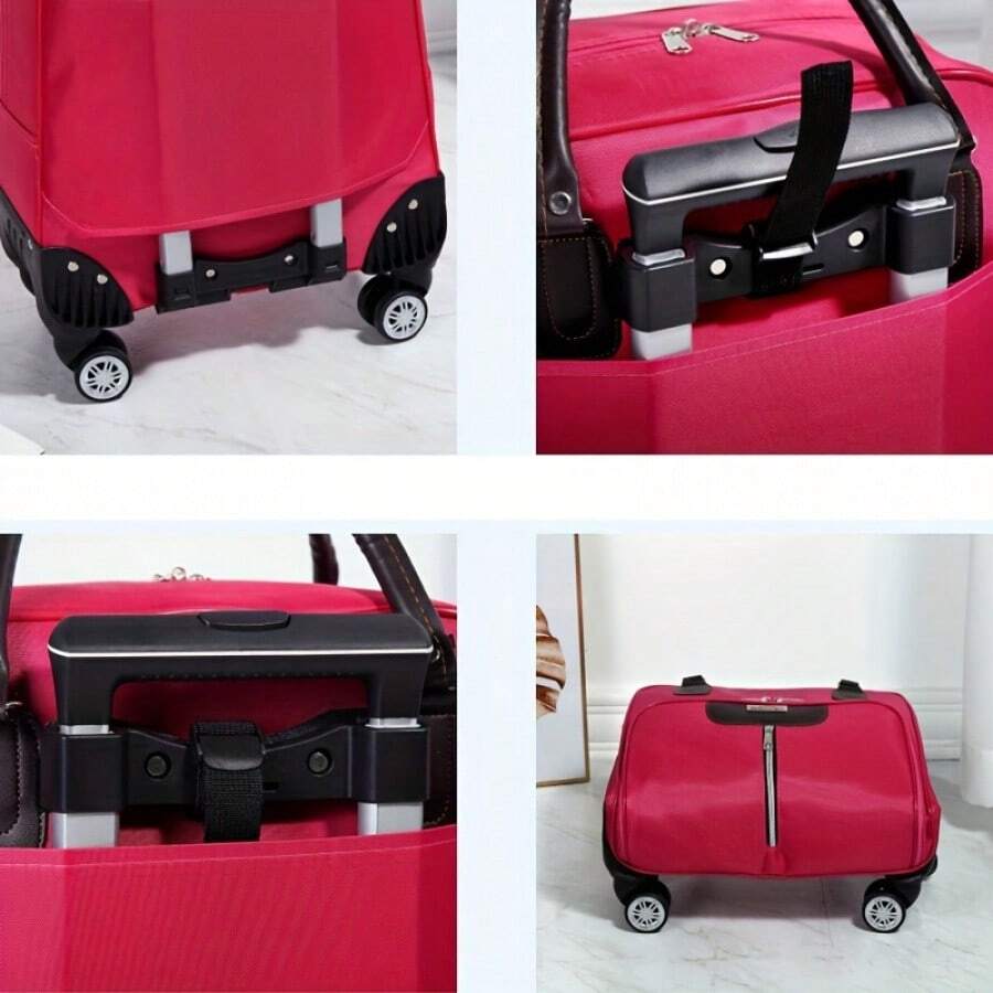 HOT-Large Capacity Lightweight Foldable Trolley Suitcase - Durable ...