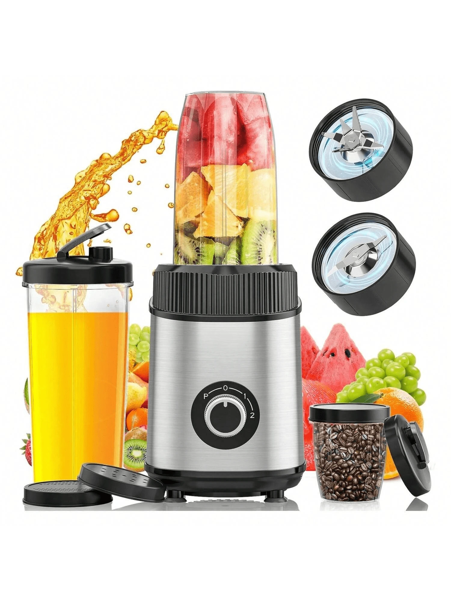 1200W Smoothie Blender, Personal Blender For Shakes And Smoothies, 13 ...