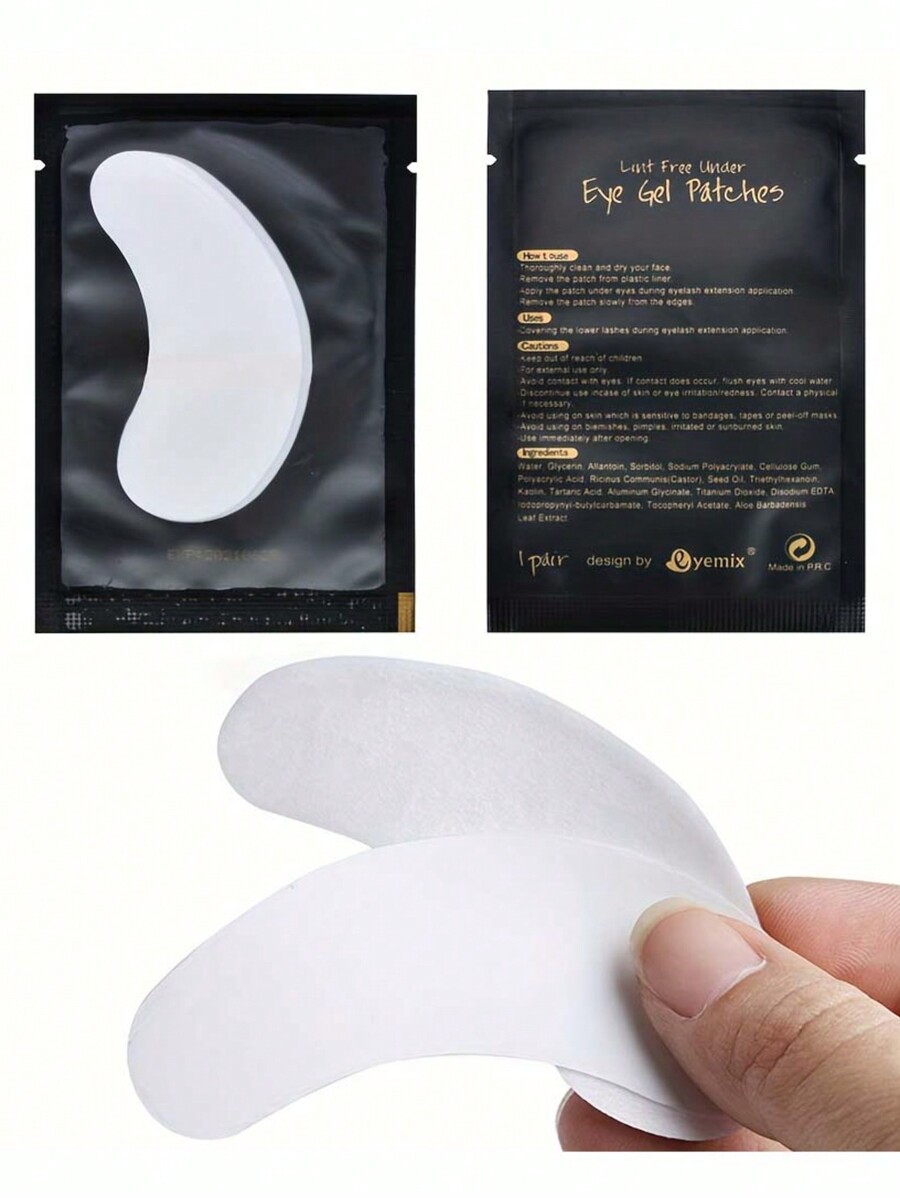 10 Pairs Of Under-Eye Gel Pads, Tools For Collagen Eyelash Extensions ...