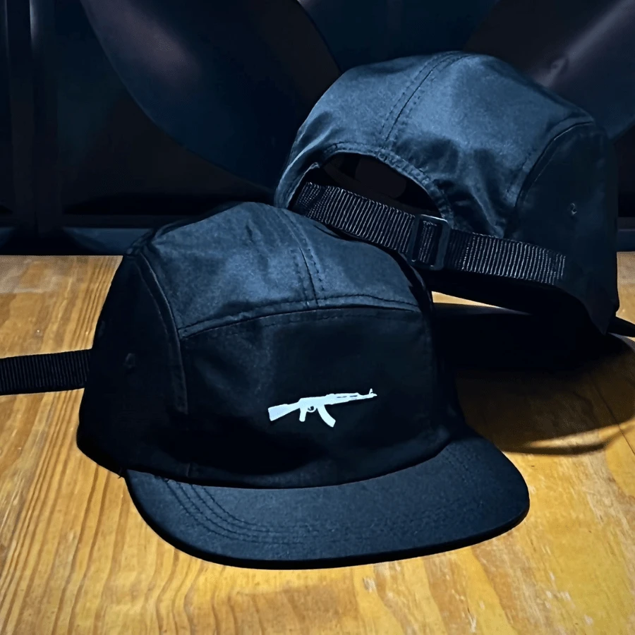 BONE FIVE PANEL AK BLACK | SHEIN USA