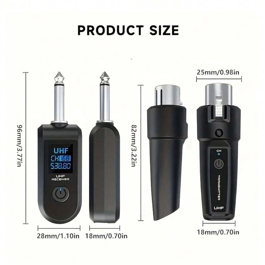 LMBGM A11 Wireless XLR Transmitter & Receiver: Connect Your Microphones ...