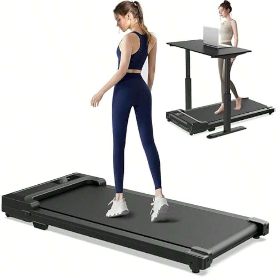 Kerolina Treadmill Walking Pad For Home - Under Desk Treadmills Mini ...